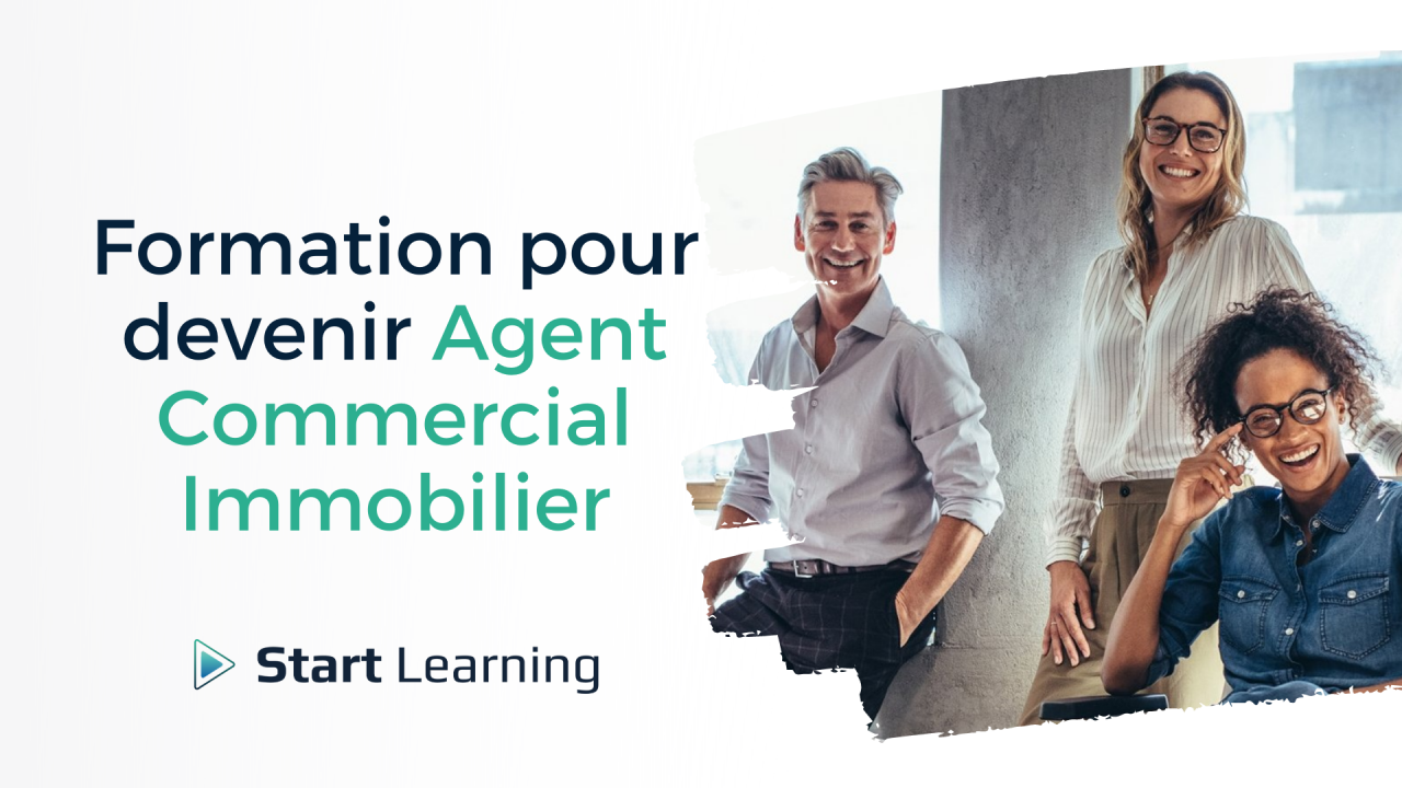 Formation pour devenir agent commercial immobilier